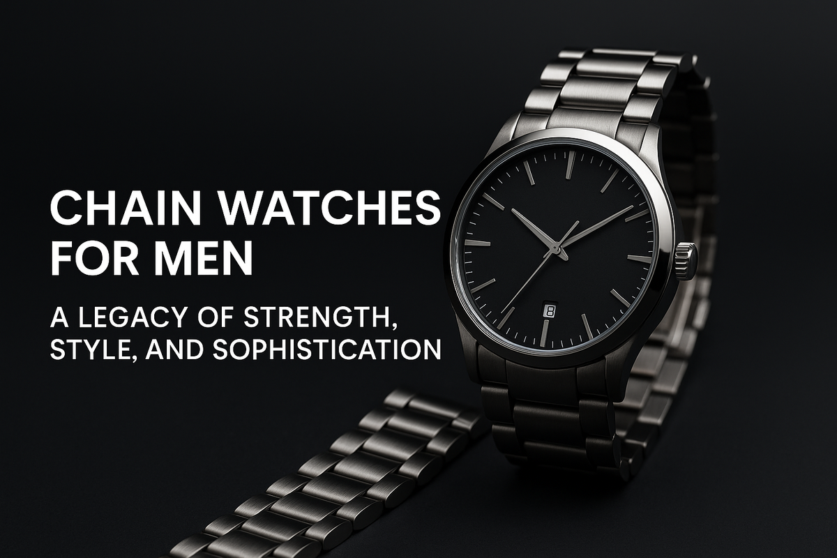 Chain Watches for Men – Strength & Sophistication – Tomi Watches