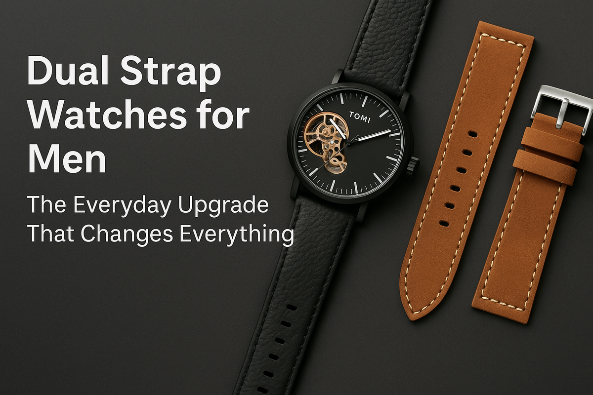 Dual Strap Watches for Men – Everyday Style Boost – Tomi Watches