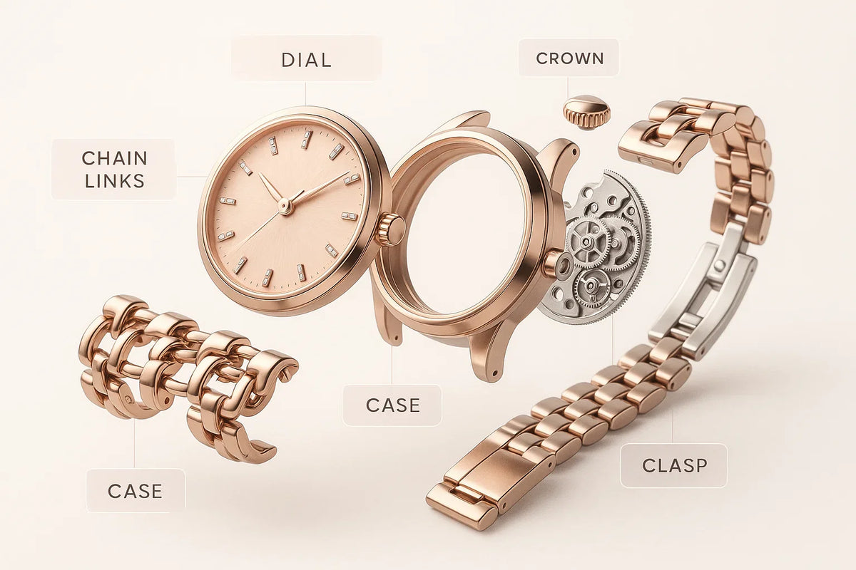 Women’s Chain Watch – Graceful & Strong Design – Tomi Watches